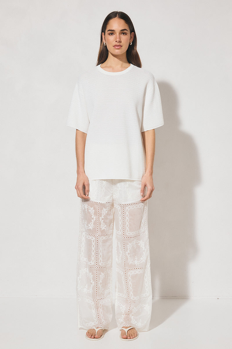 Soma Knit Tee White – MØN RENN