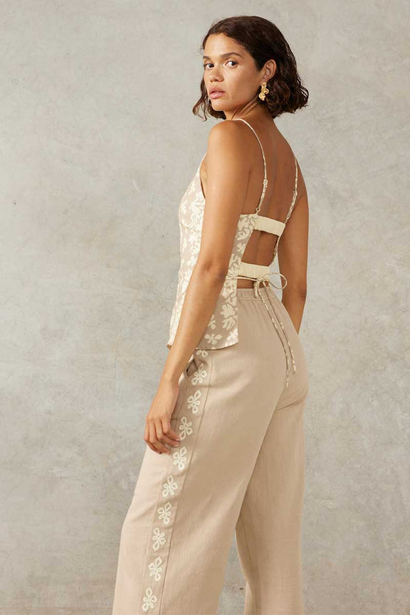 MON RENN VACANZA FLORAL TOP - VACANZA FLORAL PRINT – MØN RENN